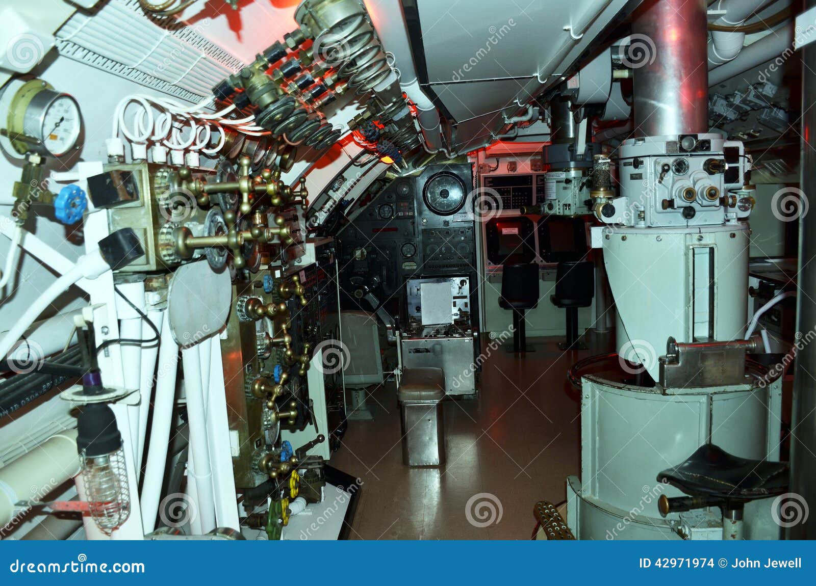 Submarine. stock photo. Image of seat, museum, otway - 42971974