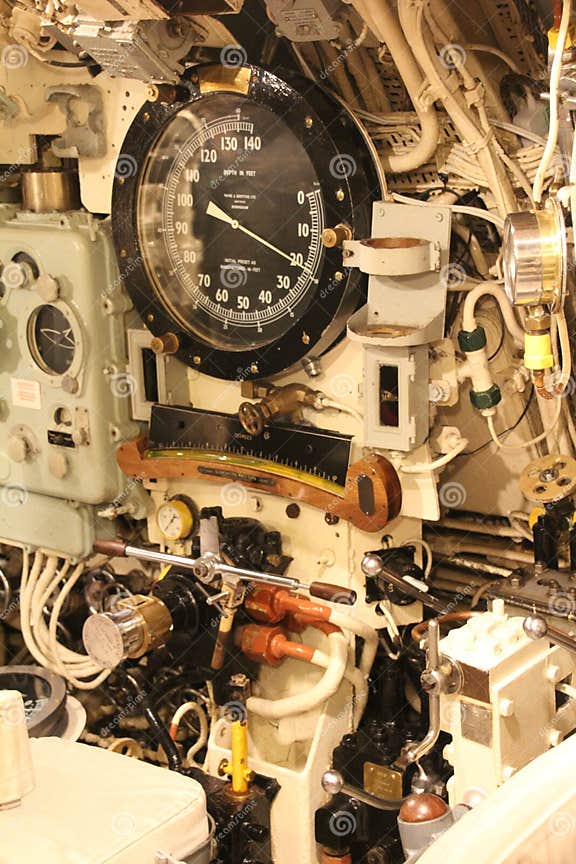 Submarine Control system stock photo. Image of system - 111914708