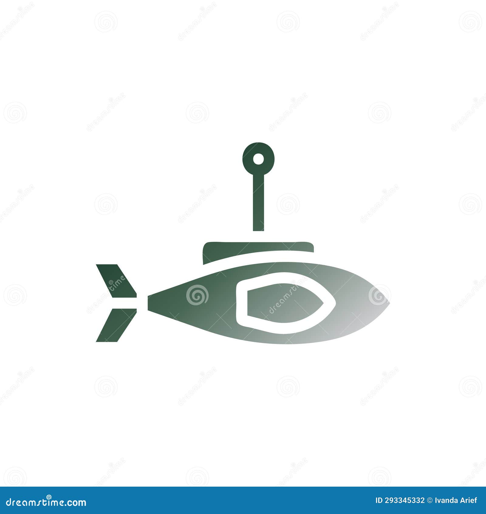 Submarine Solid Icon, Warship Transport Symbol, Underwater Boat Vector ...