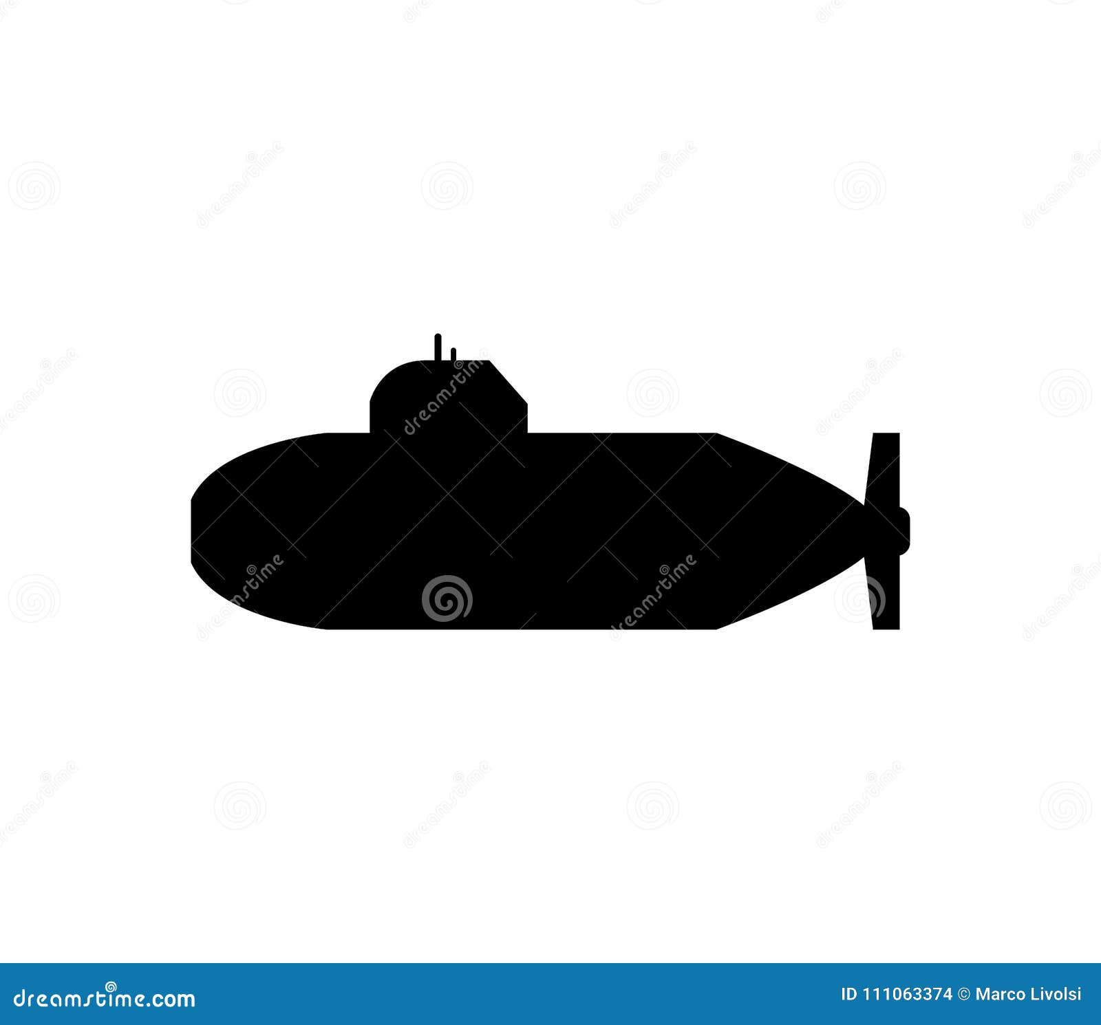 Submarine icon stock illustration. Illustration of naval - 111063374