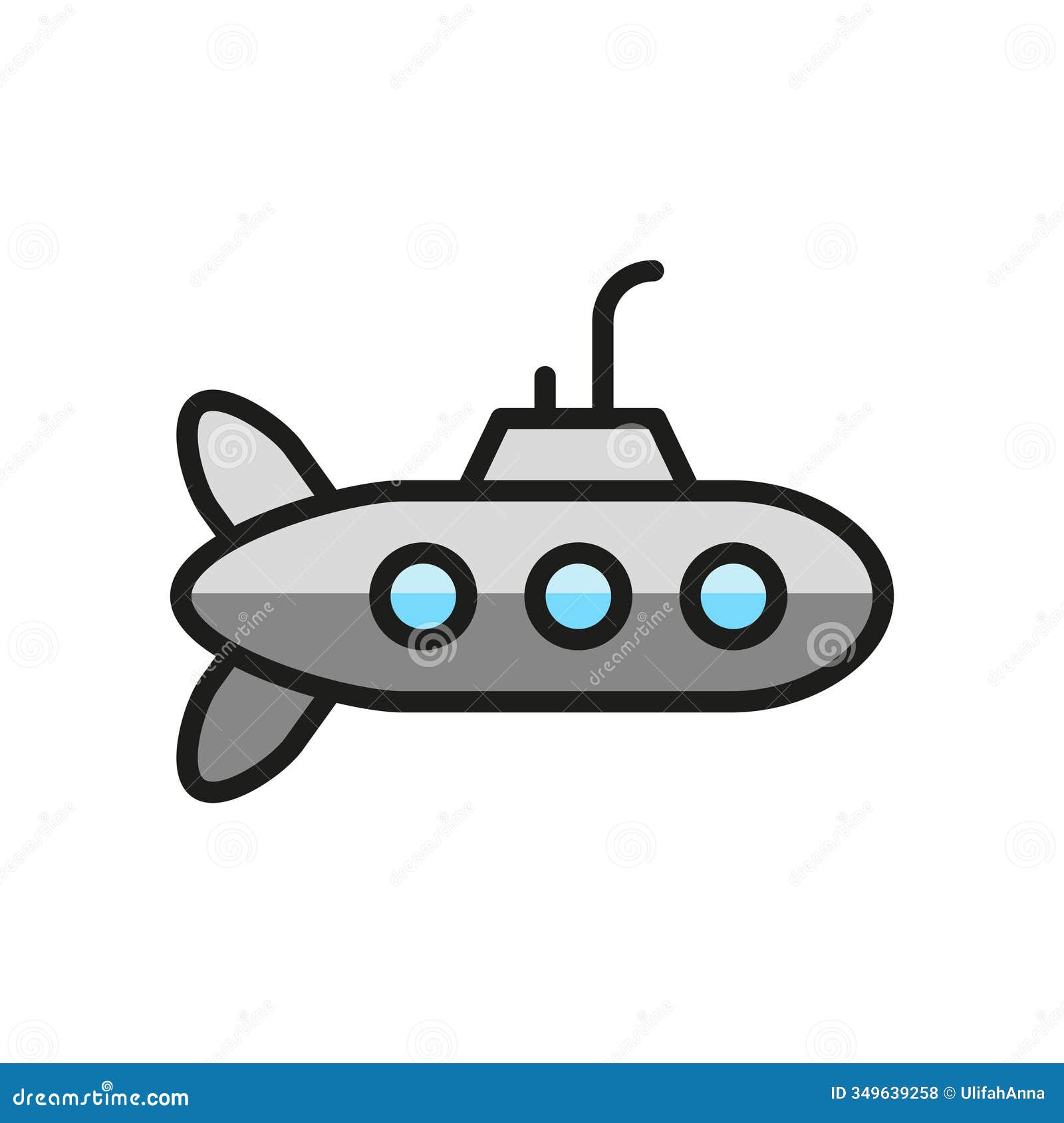 Submarine Icon Vector Design Templates Simple and Modern Stock Vector ...