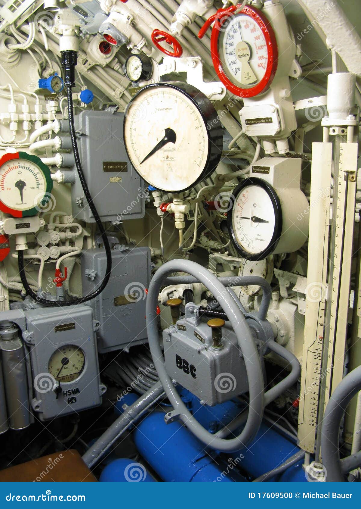 Submarine interior stock photo. Image of naval, boat - 17609500