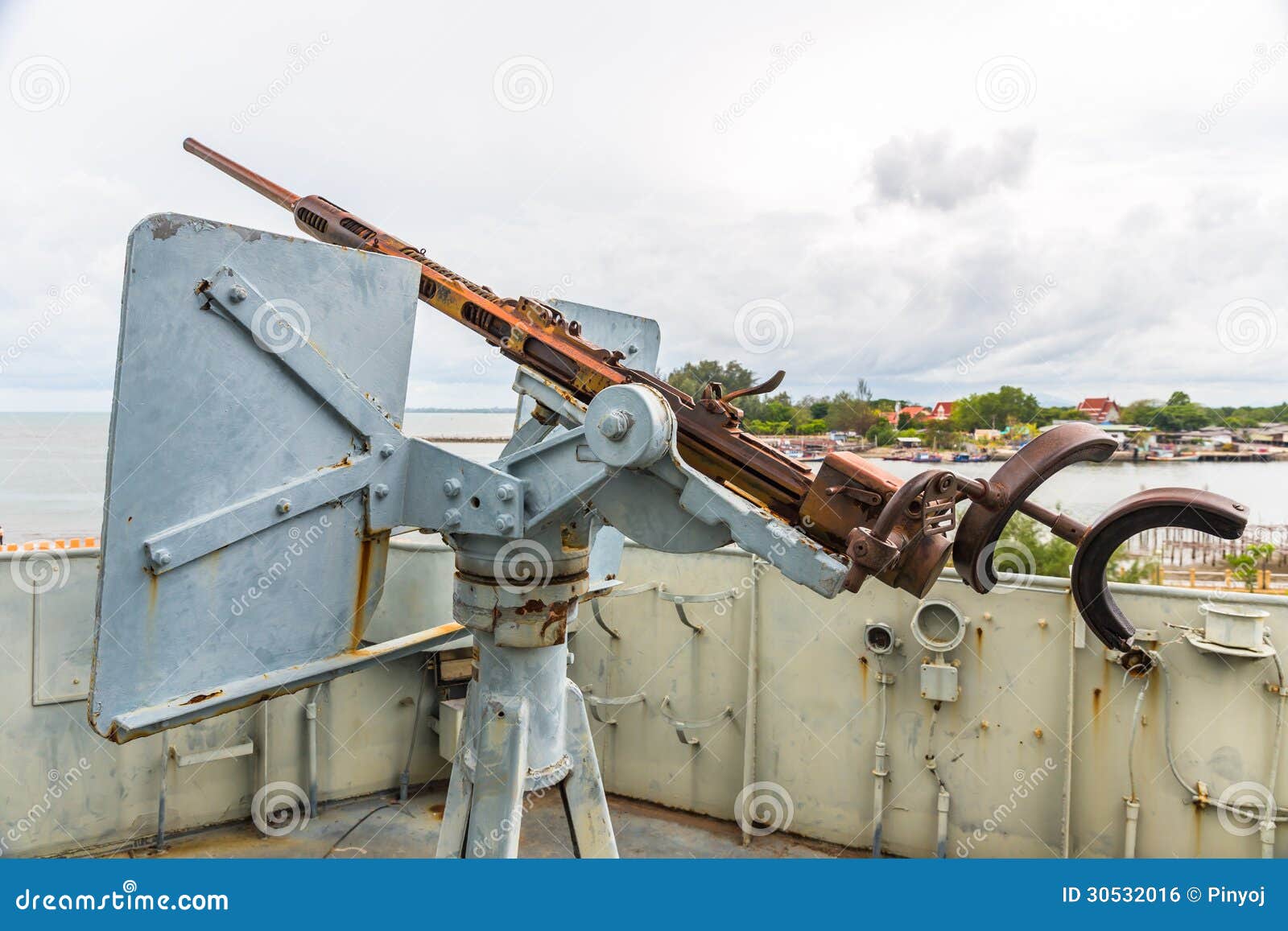 Submarine machine gun stock photo. Image of force, shot - 30532016