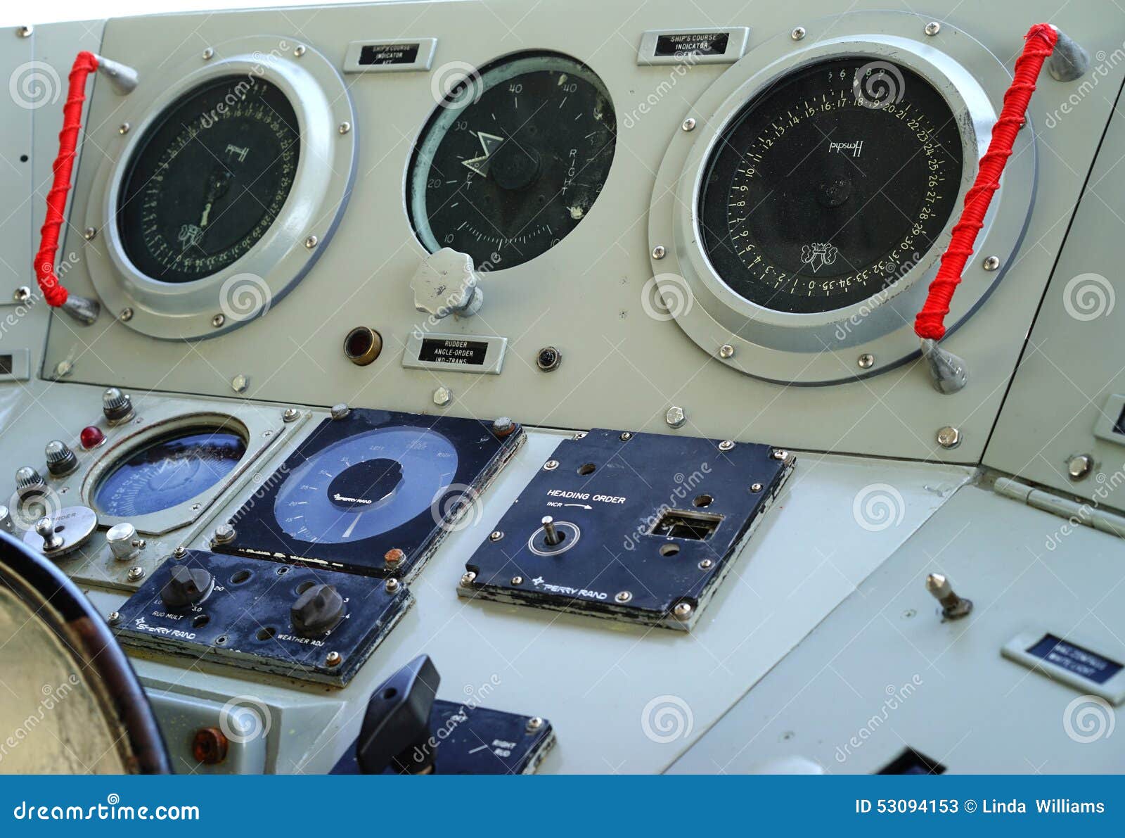 Submarine navigation panel editorial stock photo. Image of commissioned ...
