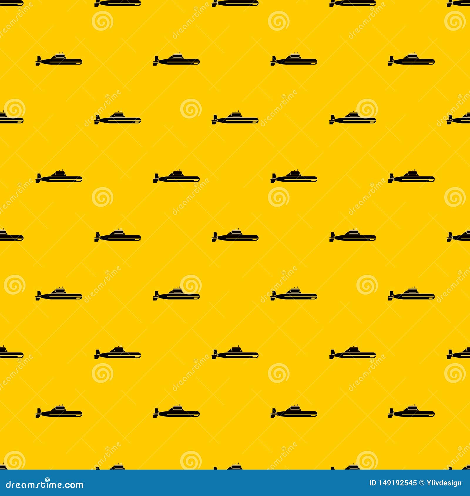 Submarine pattern vector stock vector. Illustration of dive - 149192545