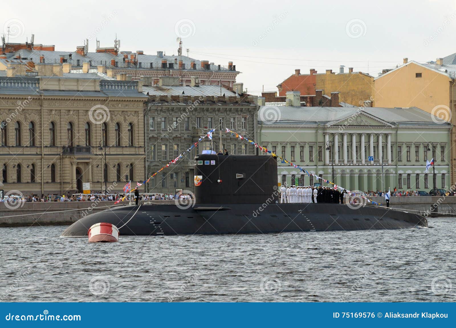 The Submarine is on the RAID. Stock Photo - Image of underwater, sail ...