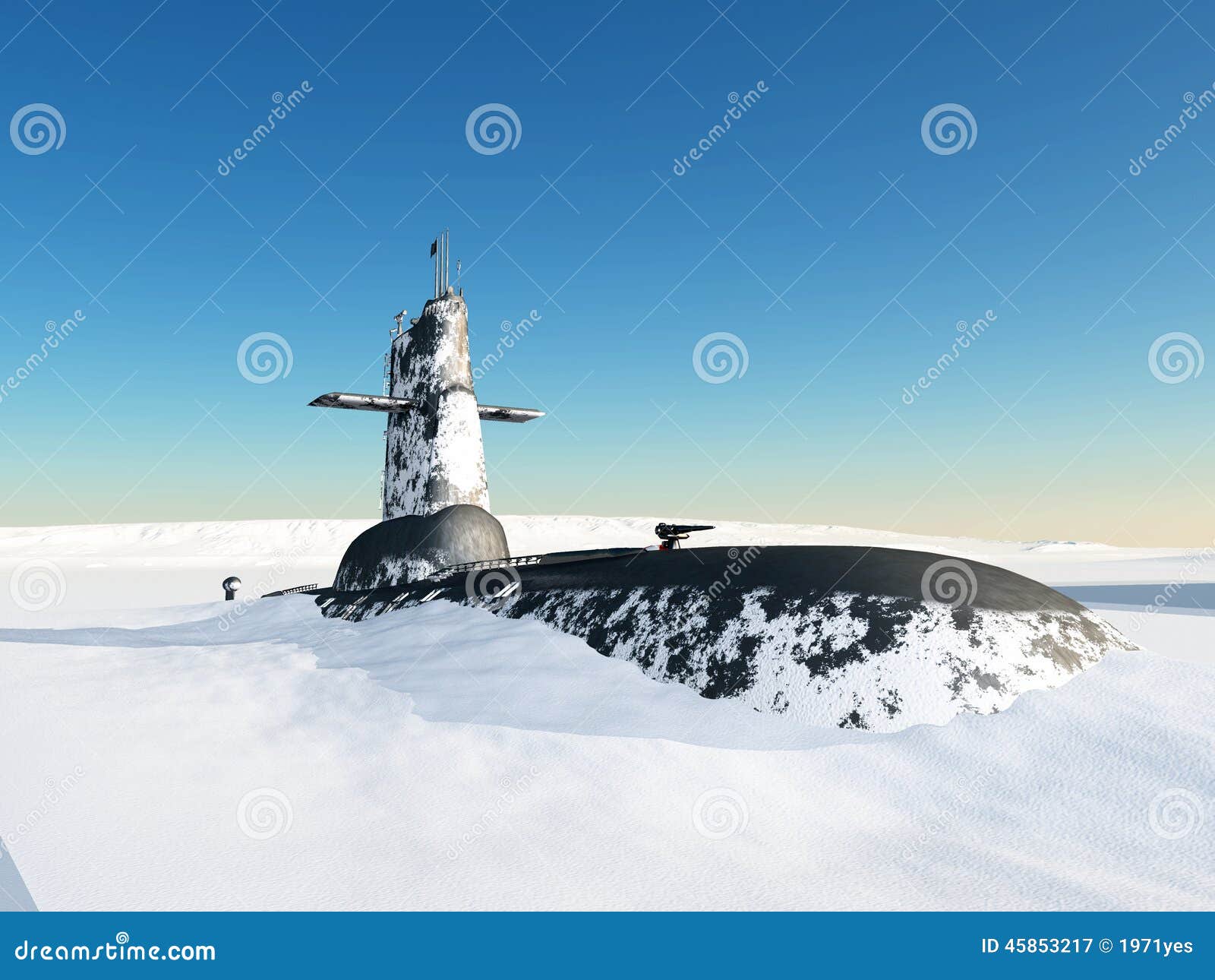 Submarine stock image. Image of crash, captain, graphic - 45853217