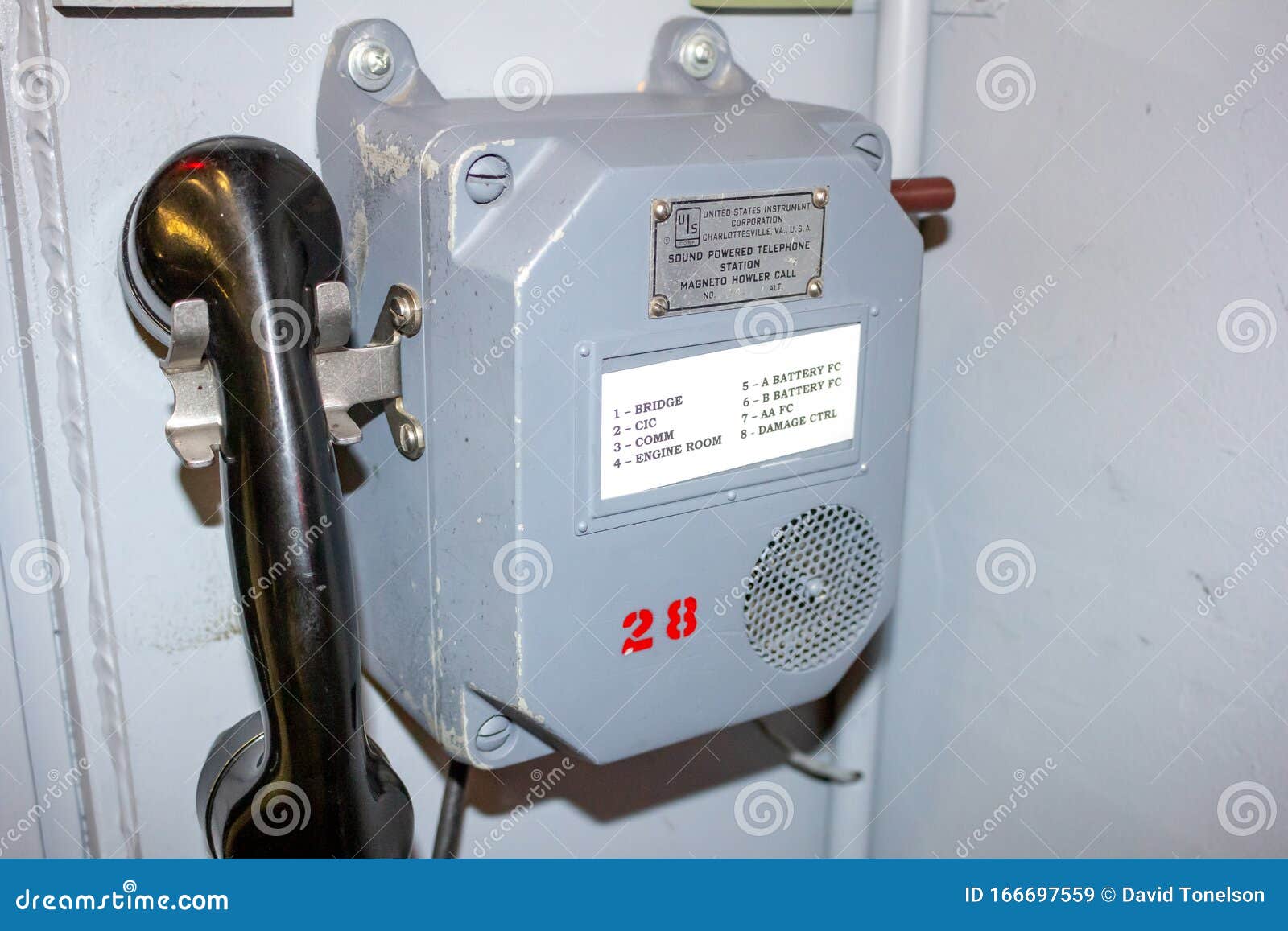 An Intercom System In The Car Of A Suburban Electric Train For Calling ...