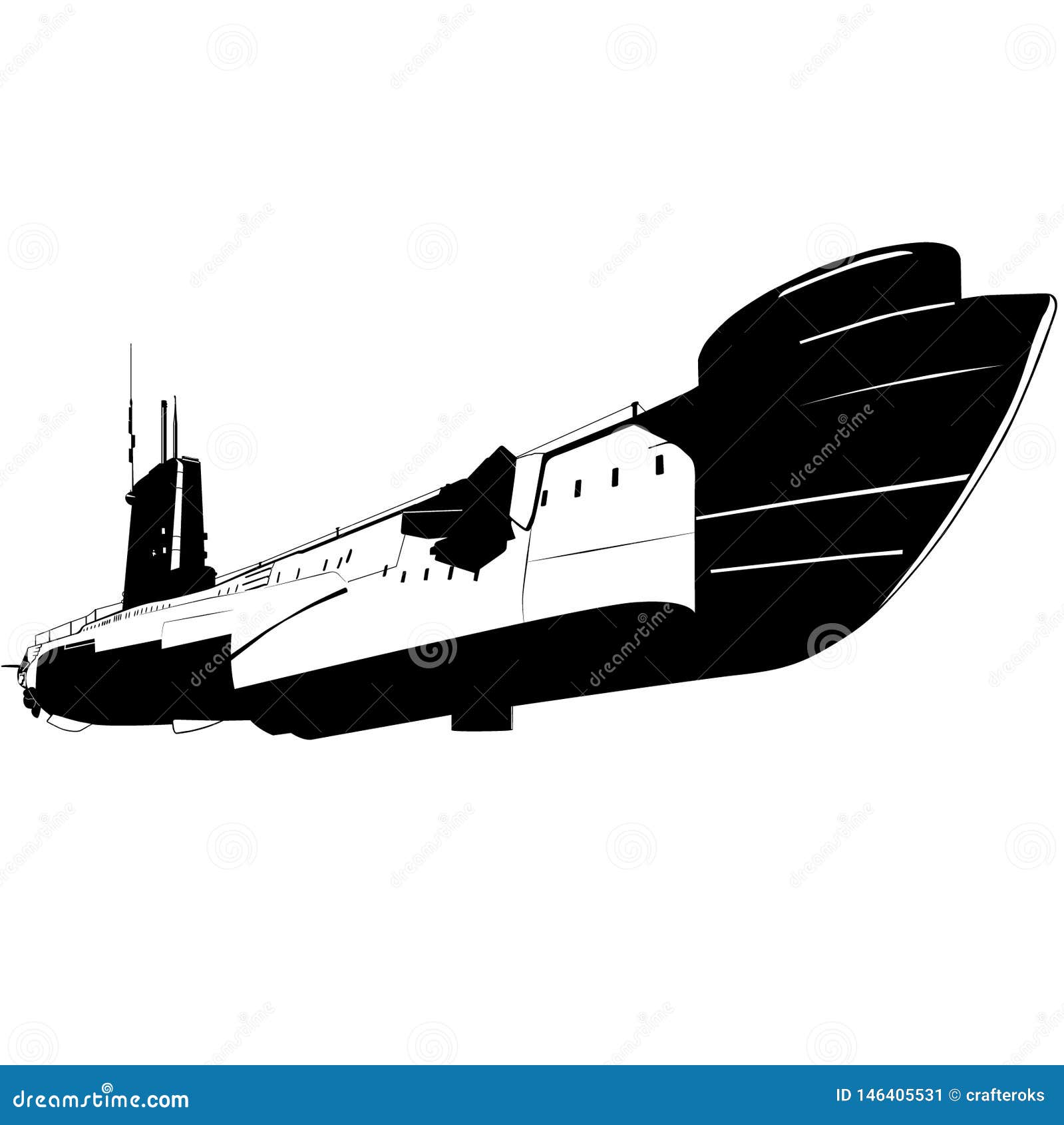 Submarine Vector Eps Illustration by Crafteroks Stock Vector ...