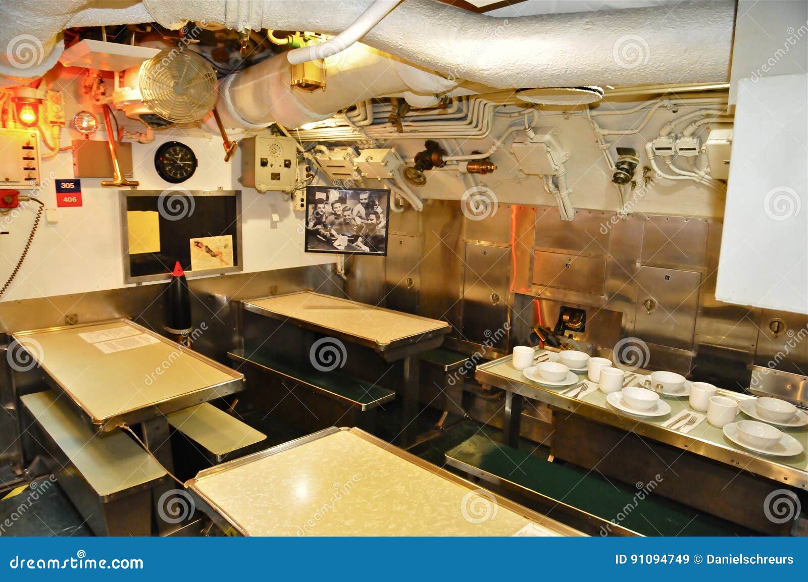 Submarino SS-287 De USS Bowfin Imagen de archivo editorial - Imagen de ...