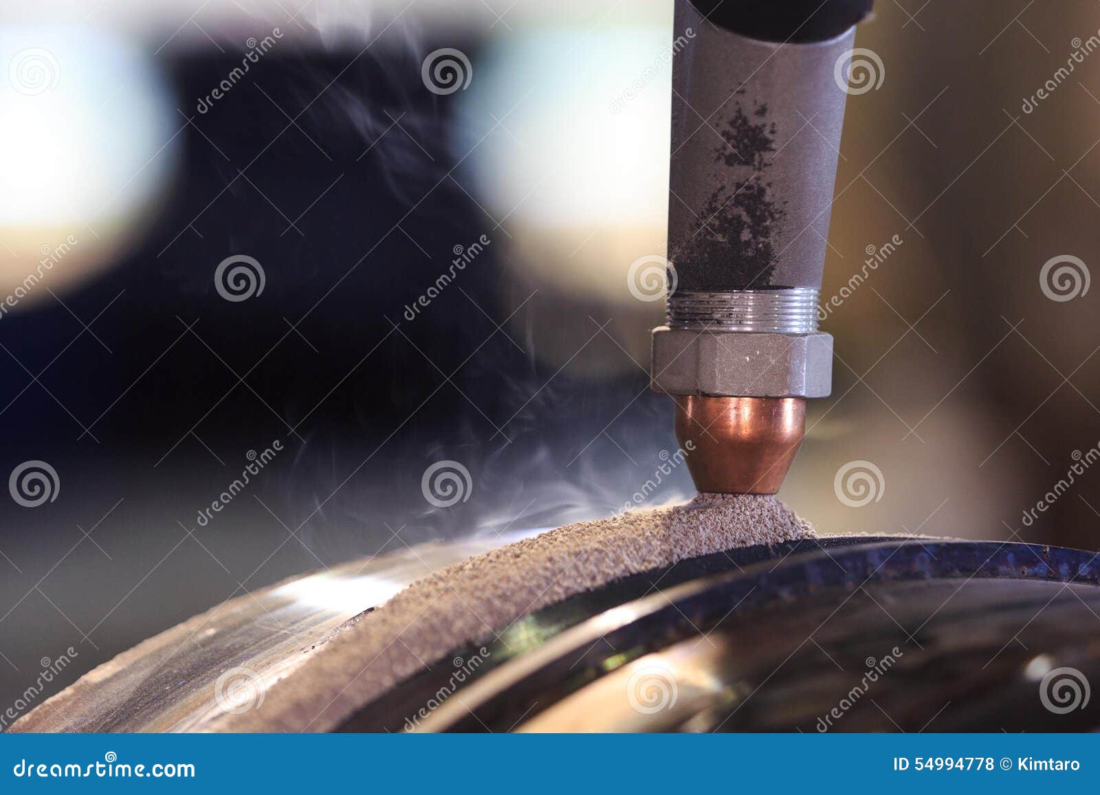 Submerge Arc Welding Process for Hard Surfacing Stock Photo - Image of ...