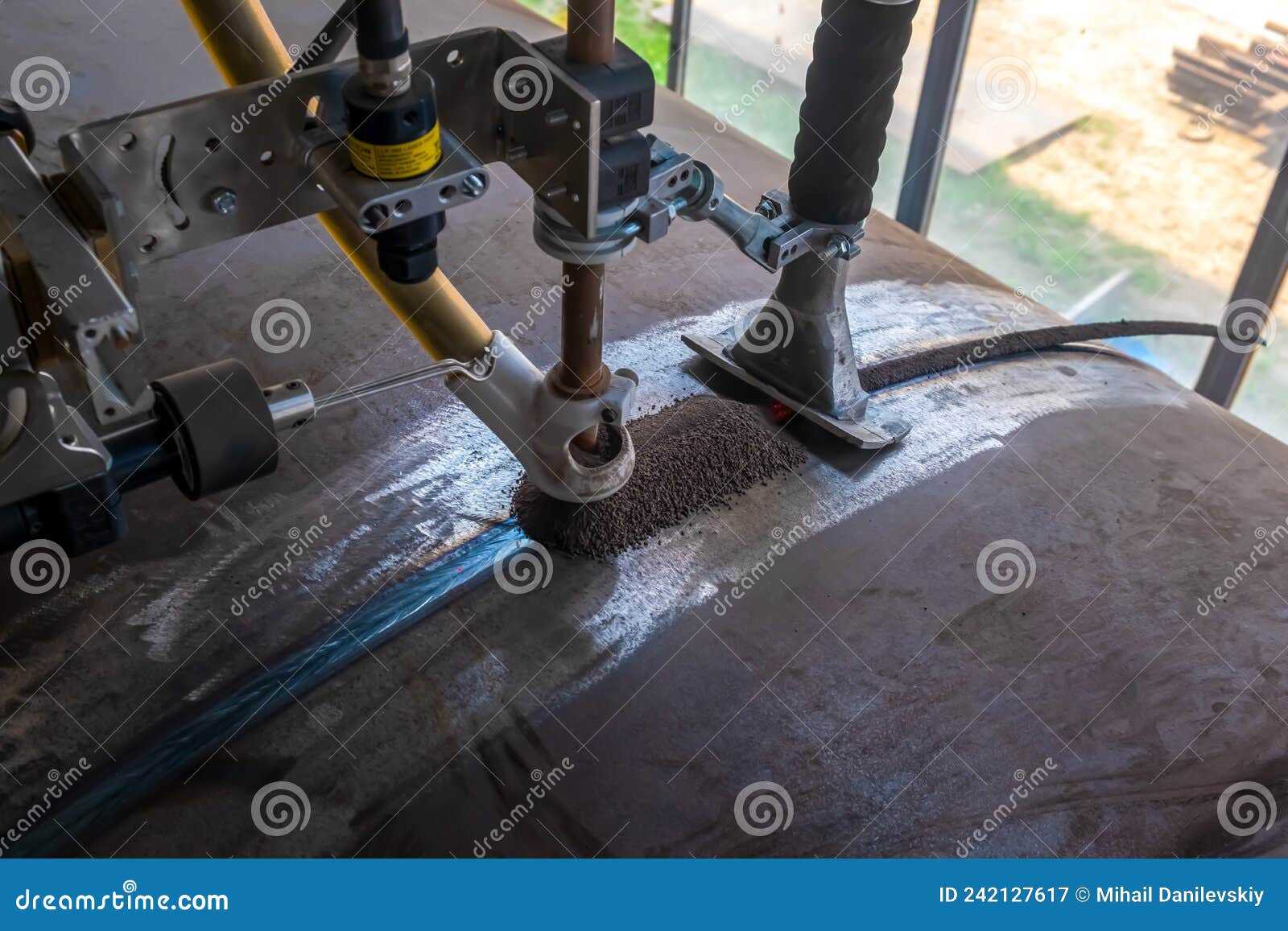 Submerged Welding. Automatic Welding. Automated Pipe Welding Process by ...