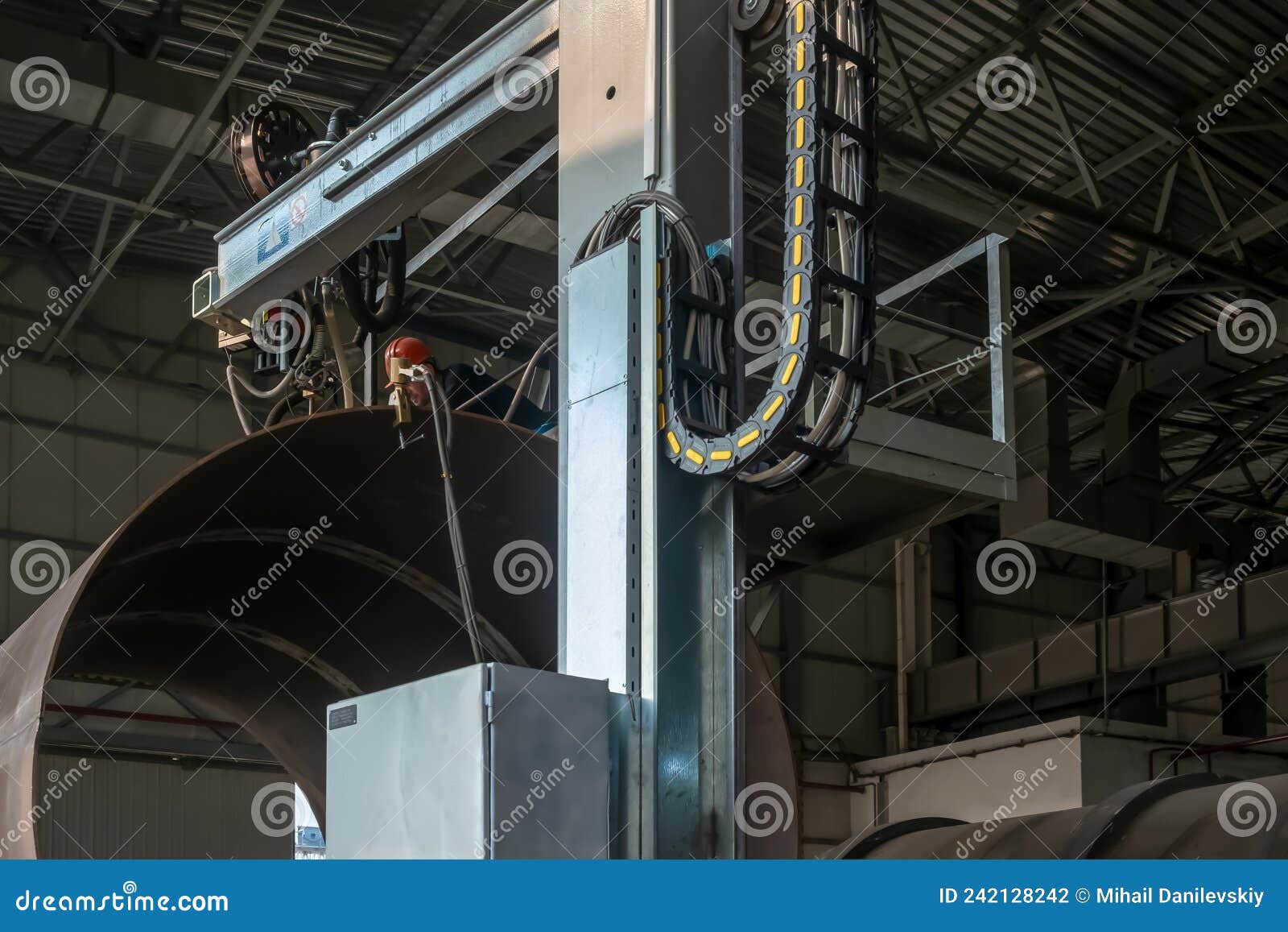 Submerged Welding. Automatic Welding. Automated Pipe Welding Process by ...