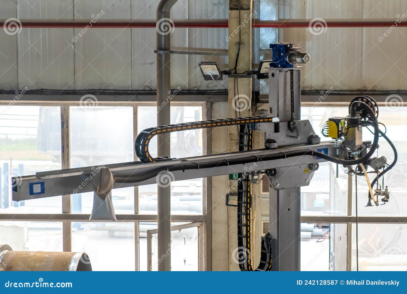 Submerged Welding. Automatic Welding. Automated Pipe Welding Process by ...