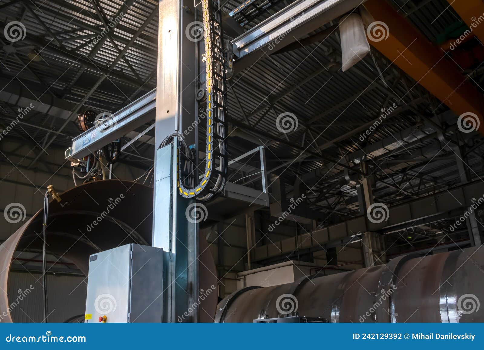 Submerged Welding. Automatic Welding. Automated Pipe Welding Process by ...