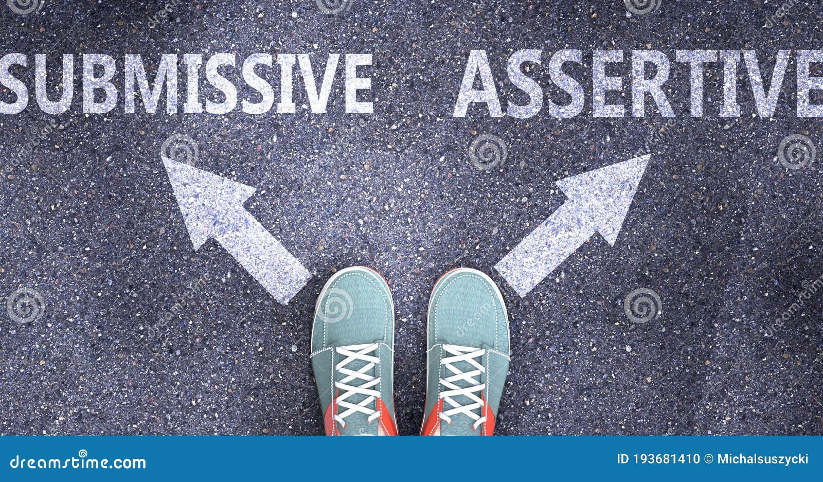 Submissive and Assertive As Different Choices in Life - Pictured As ... Submissive and Assertive As Different Choices in Life - Pictured As ...