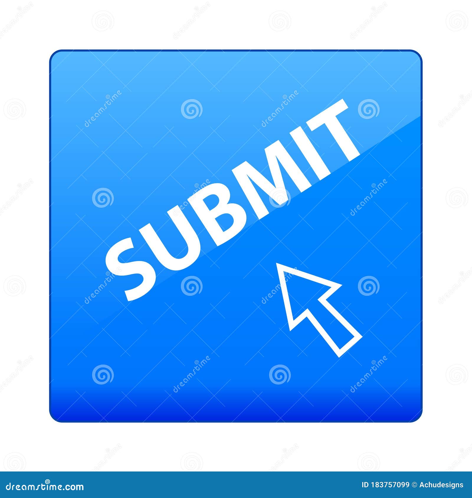 Submit button stock vector. Illustration of cursor, continuation ...