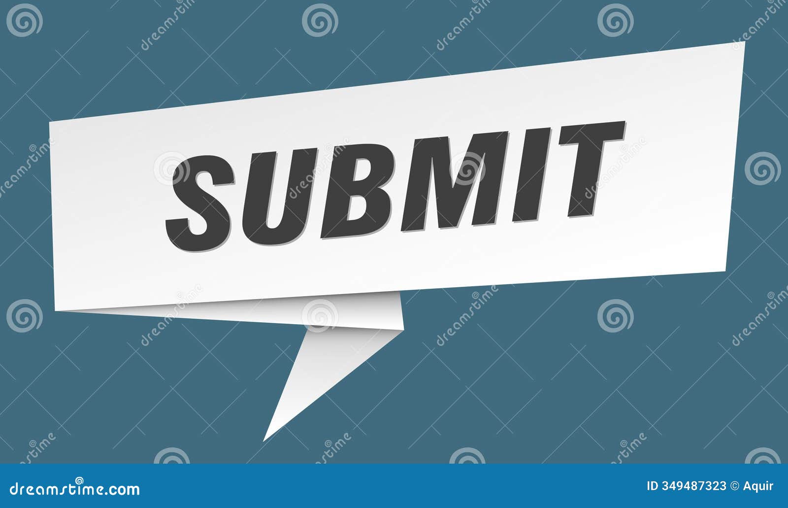 Submit Banner. Submit Speech Bubble, Label, Sticker, Sign Template ...