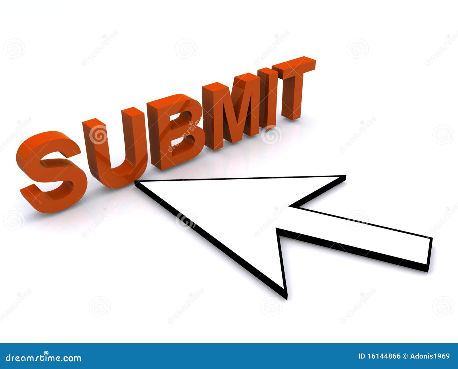 Submit button stock illustration. Illustration of colors - 16144866