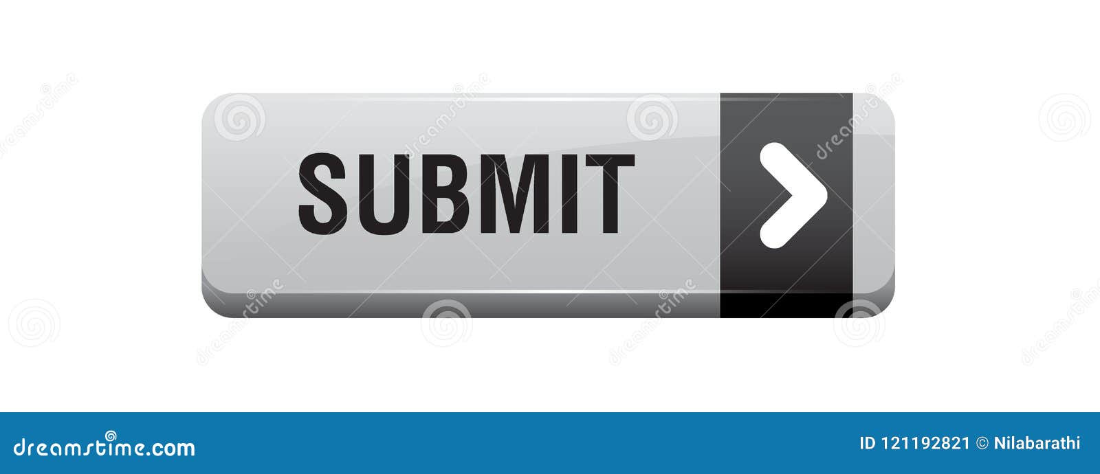 Submit button black stock illustration. Illustration of file - 121192821