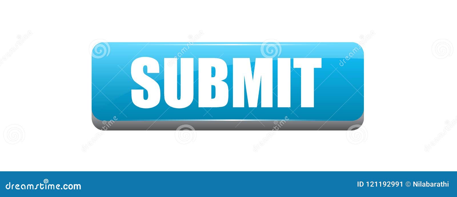 Submit button blue stock illustration. Illustration of elements - 121192991