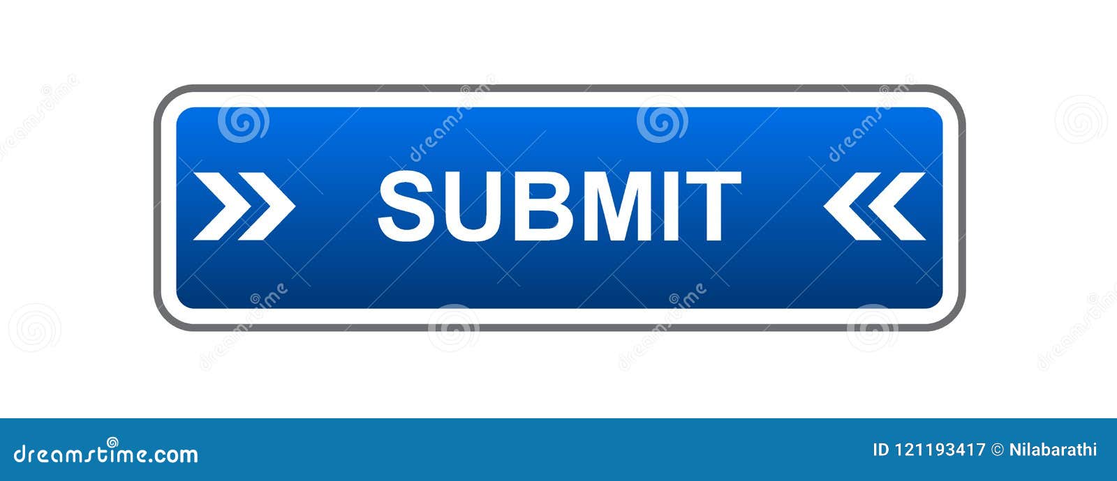 Submit button blue stock illustration. Illustration of confirm - 121193417
