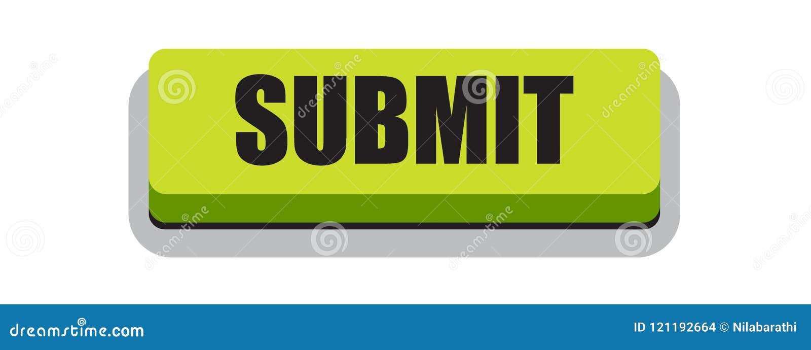 Submit button green stock illustration. Illustration of element - 121192664