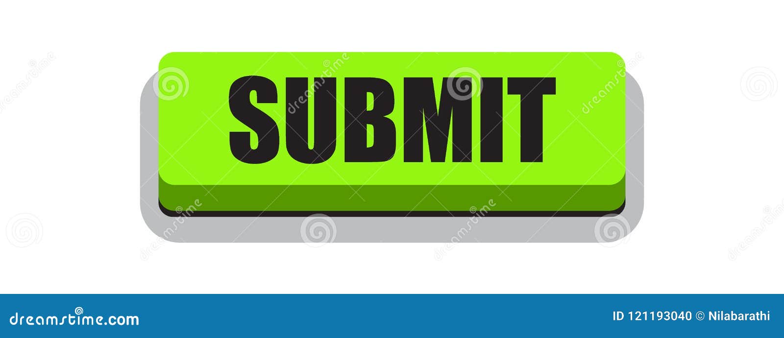 Submit button green stock illustration. Illustration of confirm - 121193040