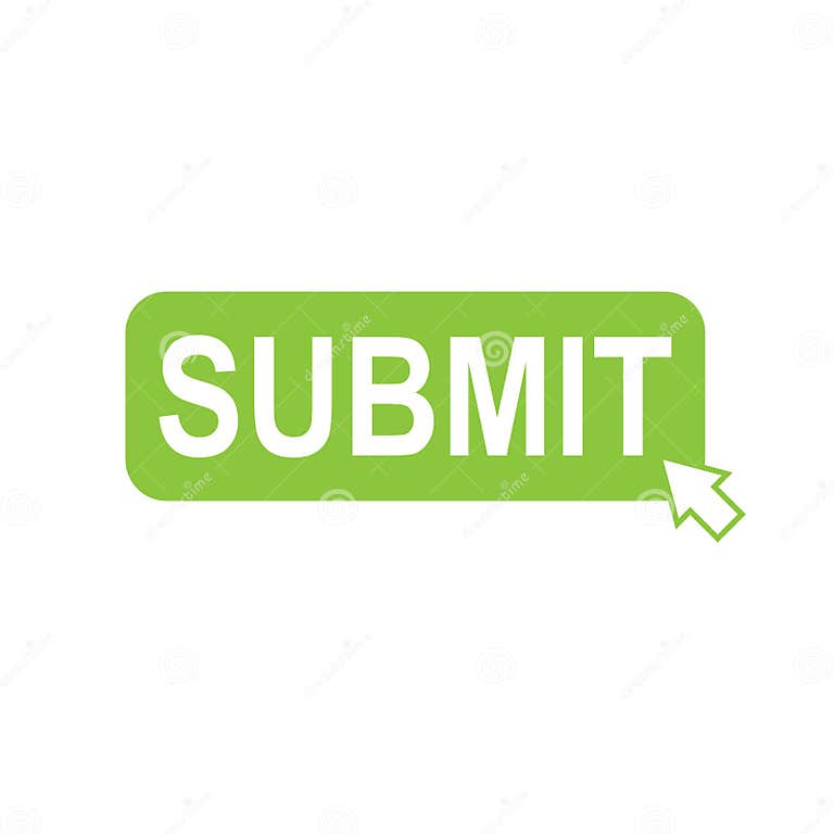 Submit button icon stock vector. Illustration of complaint - 268569165