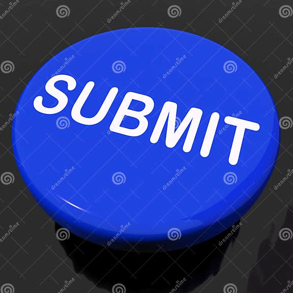 Submit Button Shows Submitting Submission or Application Stock ...