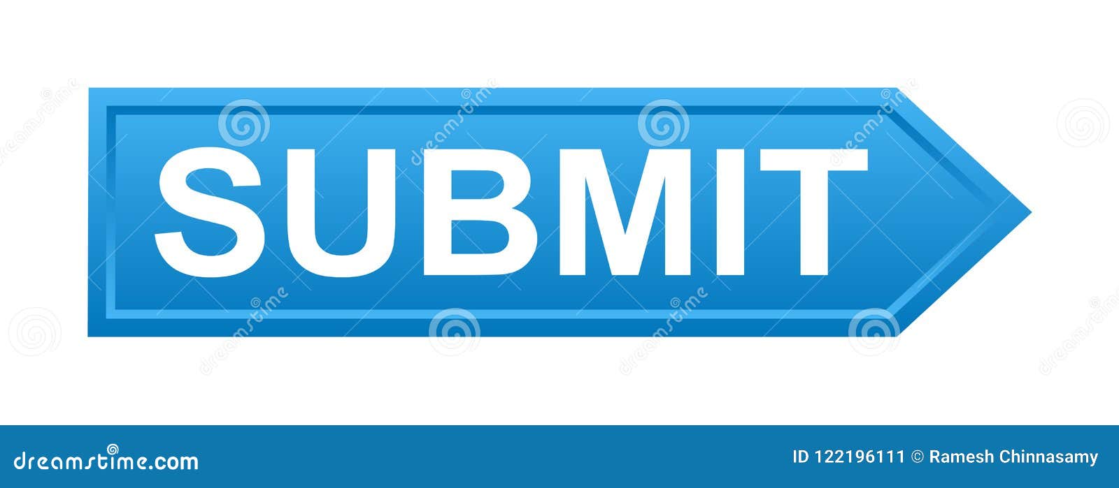 Submit button stock vector. Illustration of application - 122196111