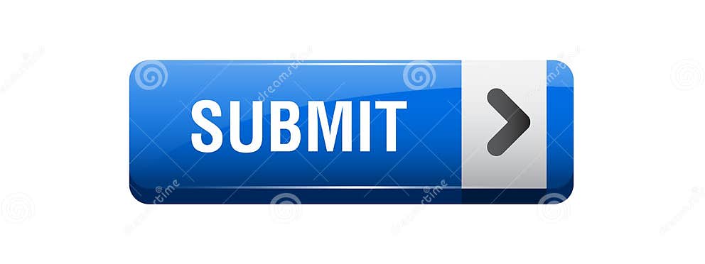 Submit button blue stock illustration. Illustration of blue - 121192881