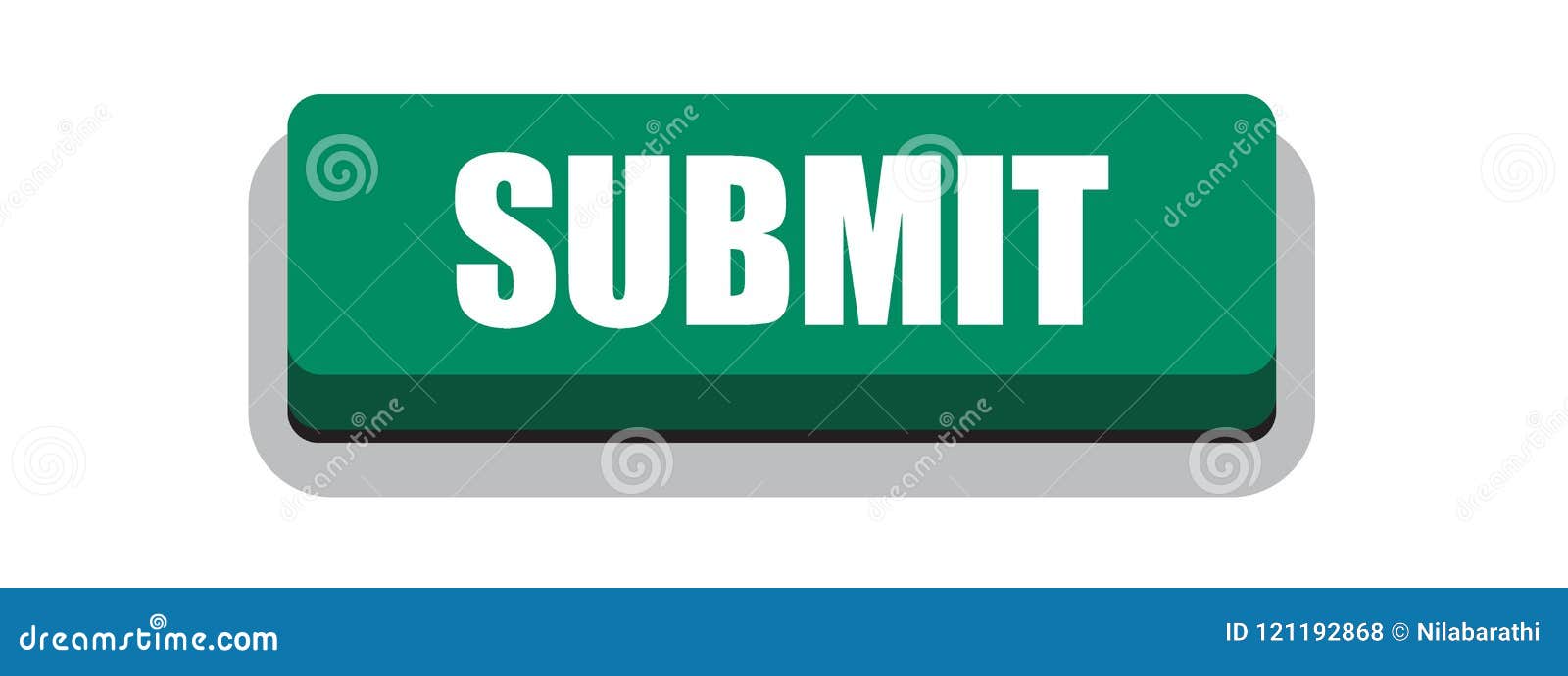 Submit button green stock illustration. Illustration of check - 121192868
