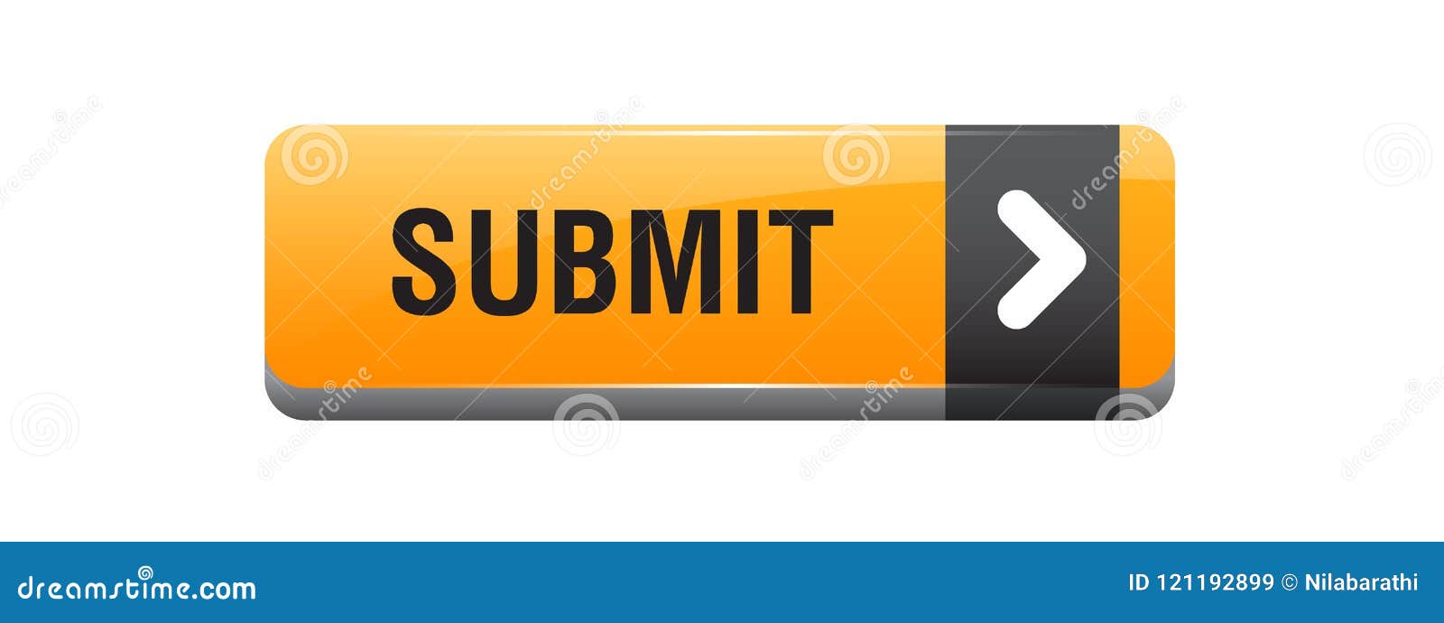 Orange Submit Button Png