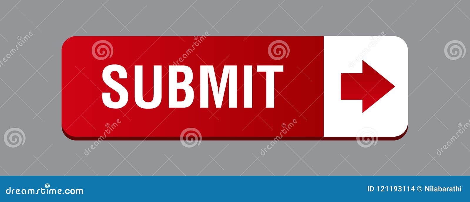 Submit button red stock illustration. Illustration of form - 121193114