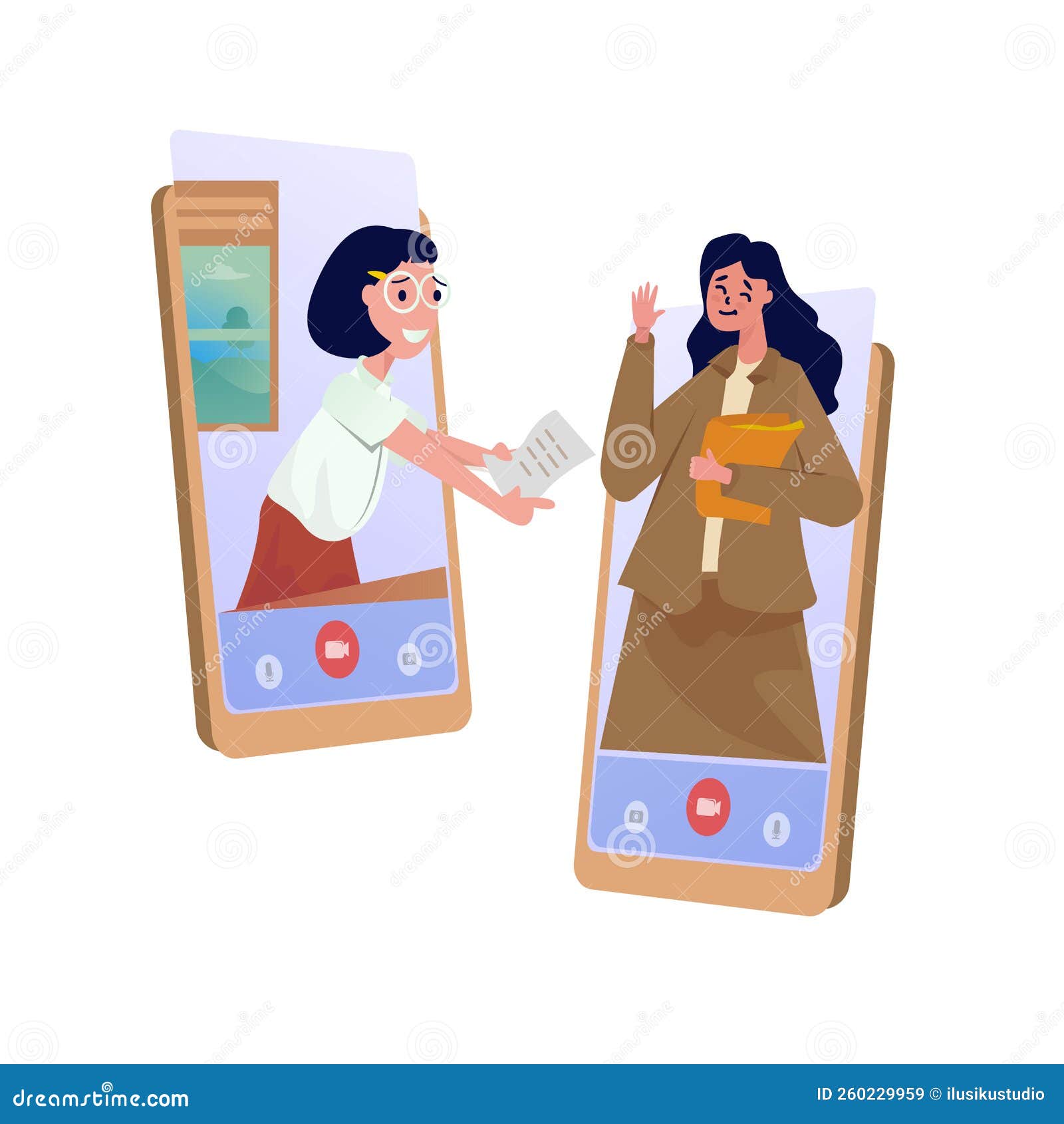 Submit schoolwork online stock vector. Illustration of back - 260229959