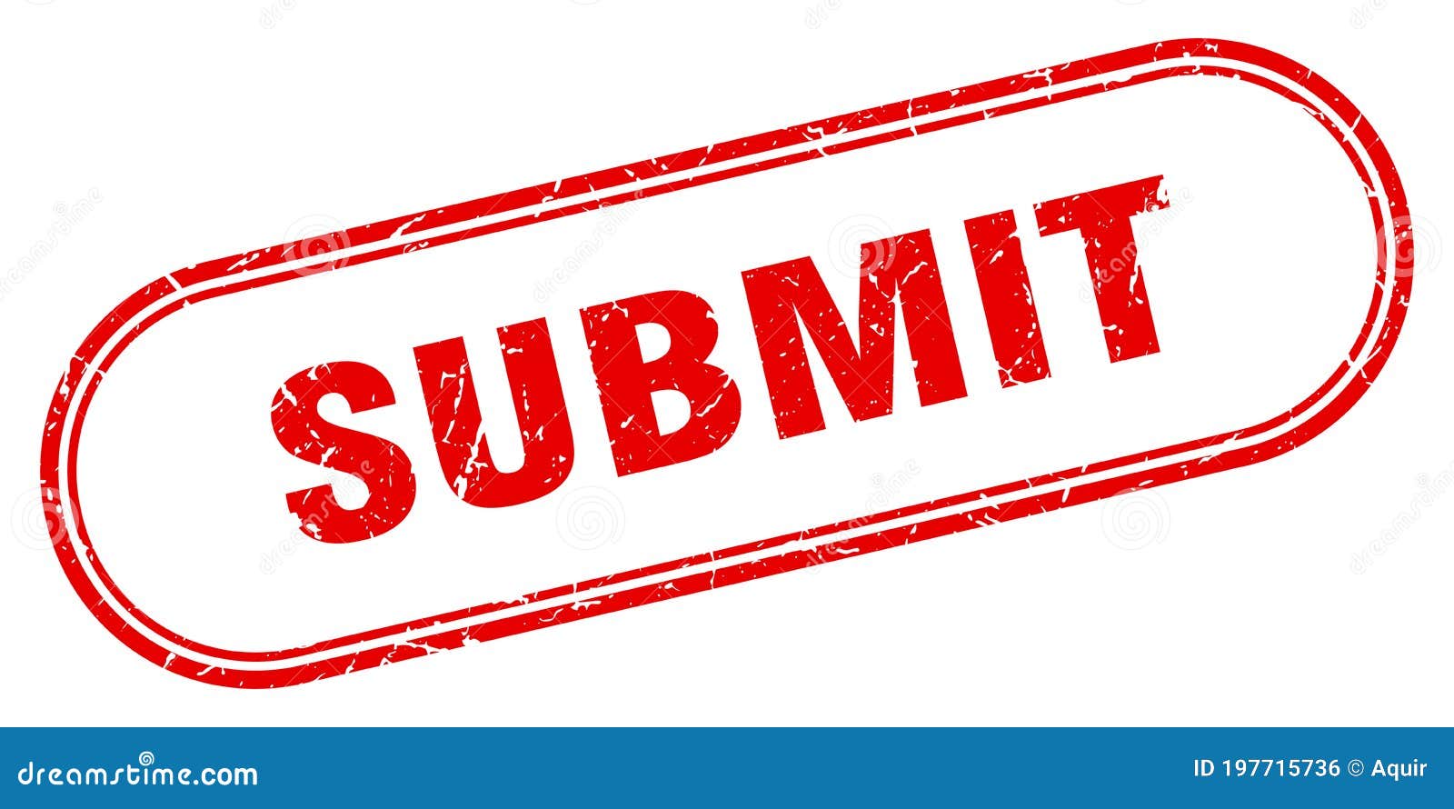 Submit stamp stock vector. Illustration of textured - 197715736