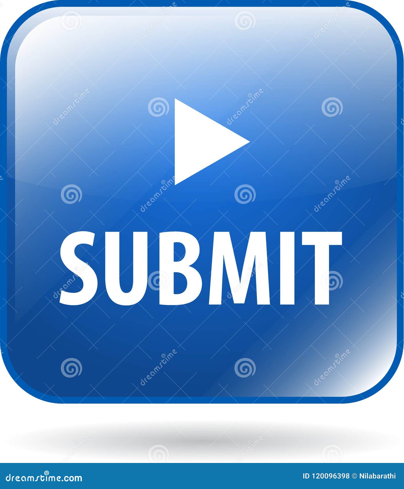 Submit web button icon stock illustration. Illustration of confirm ...