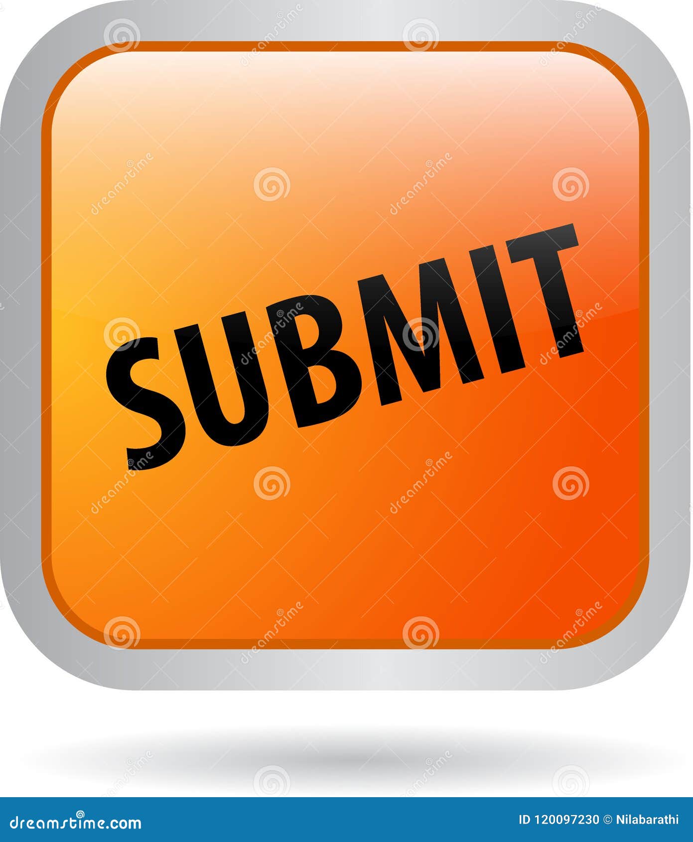 Submit web button icon stock illustration. Illustration of continuation ...