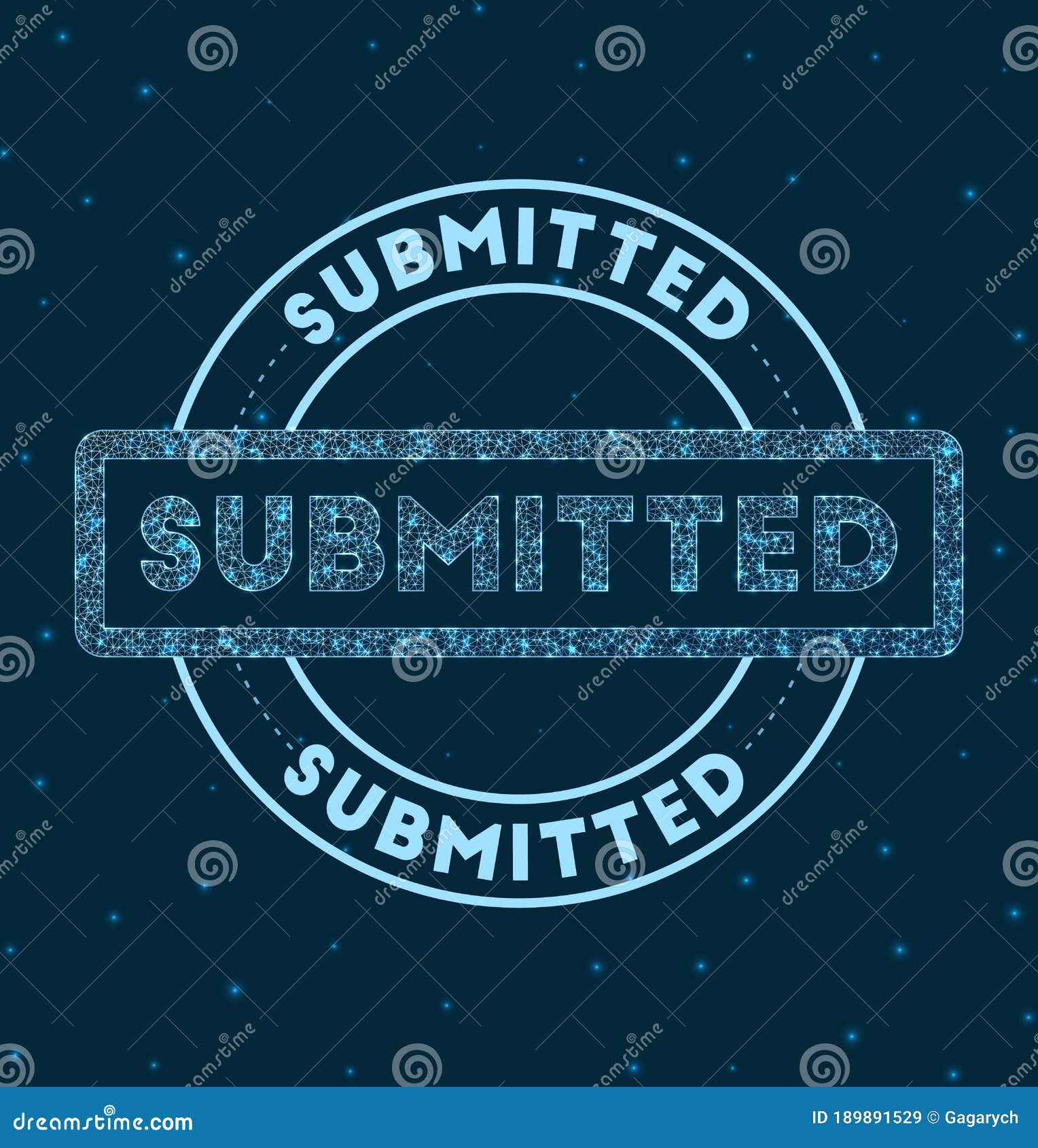 Submitted. Glowing Round Badge Stock Vector - Illustration of design ...