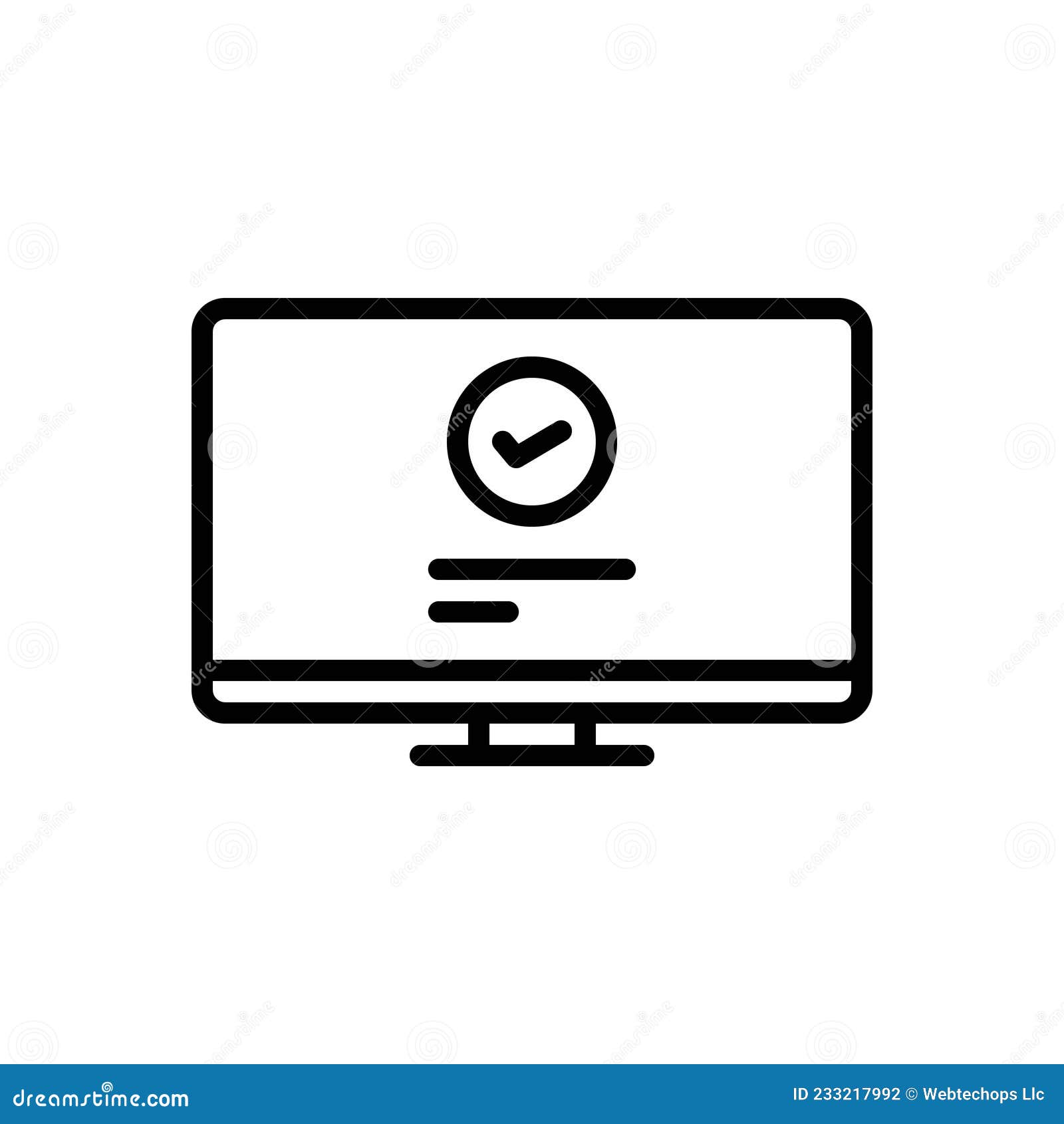 Black Line Icon for Submitted, Apply and Online Stock Vector ...