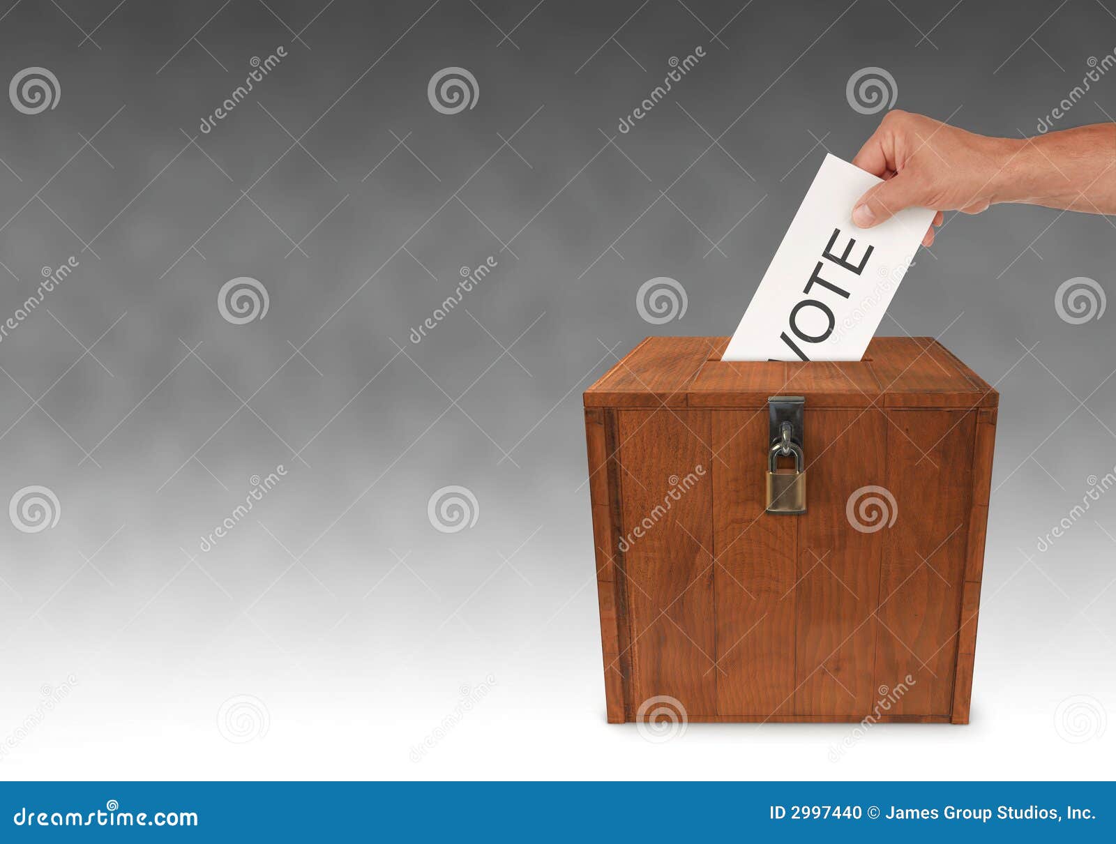 Submitting a Vote stock photo. Image of casting, politics - 2997440