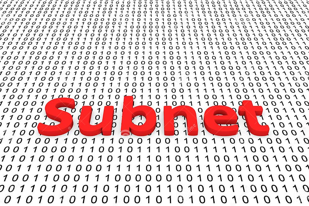 Subnet stock illustration. Illustration of render, data - 83863500