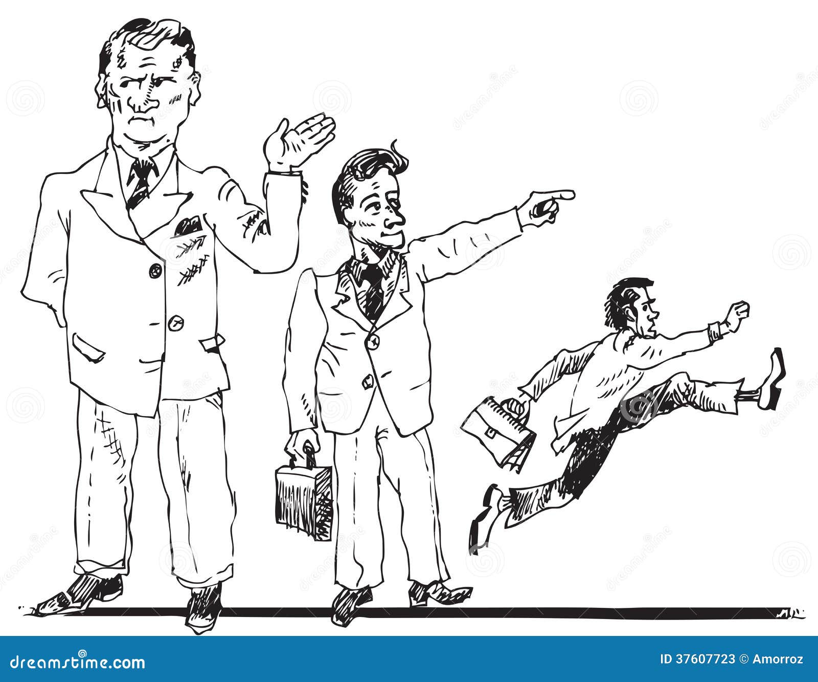 Subordination(Vector) stock vector. Illustration of toon - 37607723