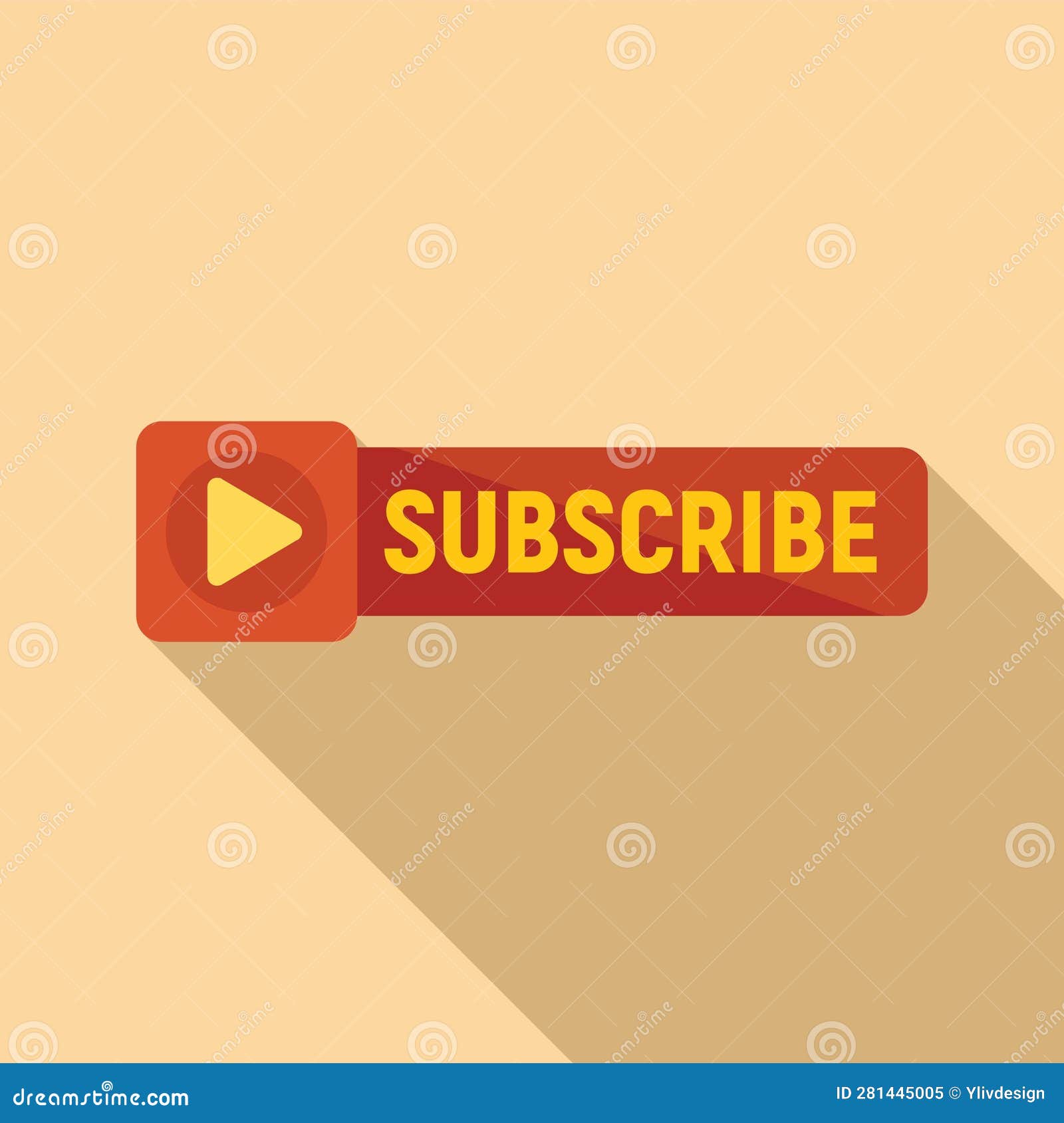 Subscribe Banner Icon Flat Vector. Email Message Stock Vector ...