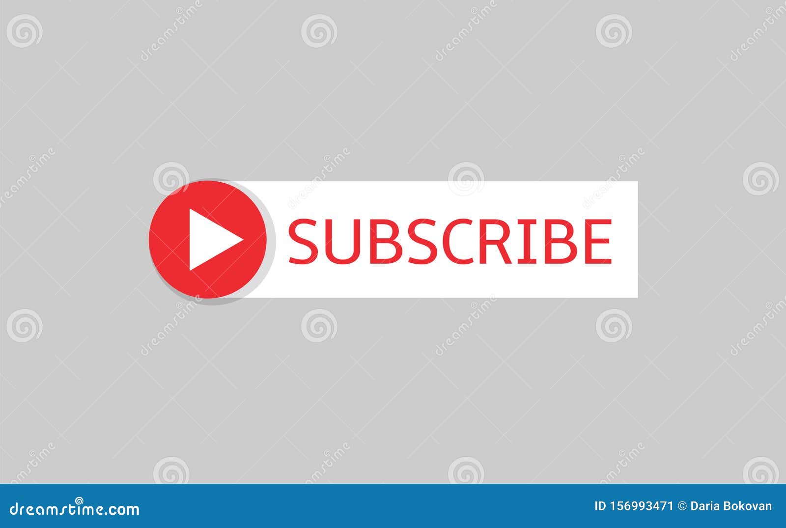 Subscribe banner template stock illustration. Illustration of button ...