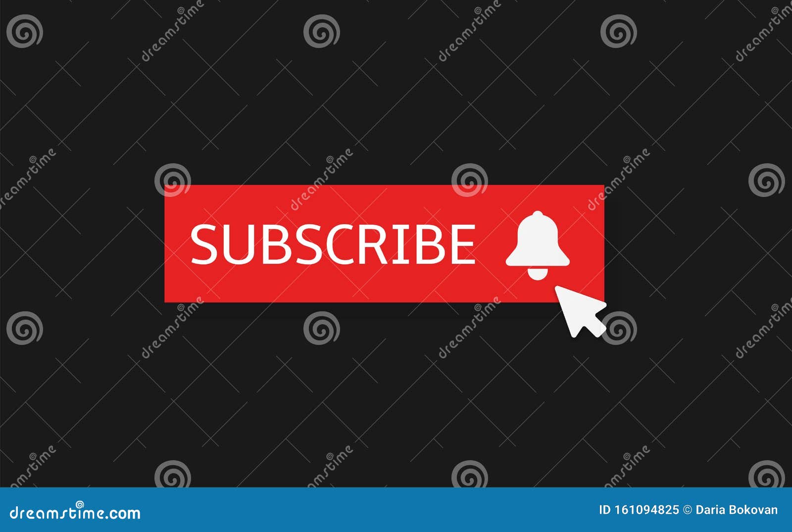 Subscribe banner template stock illustration. Illustration of internet ...
