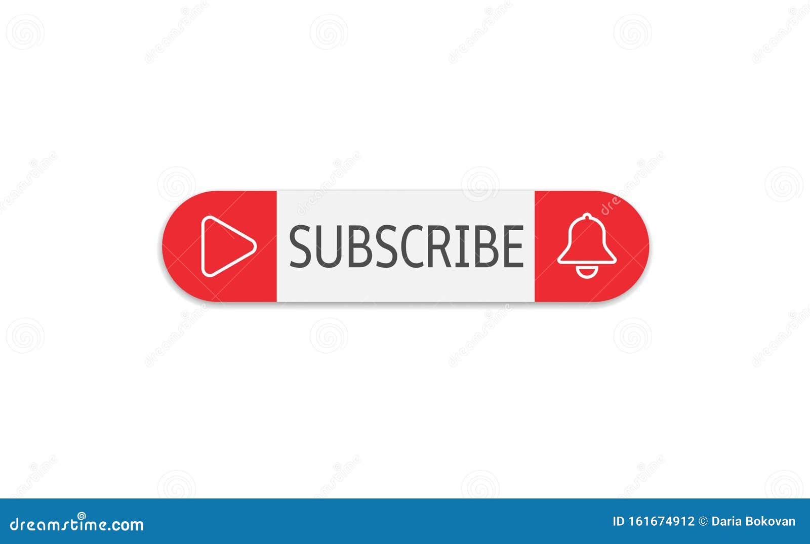 Subscribe banner template stock vector. Illustration of interface ...