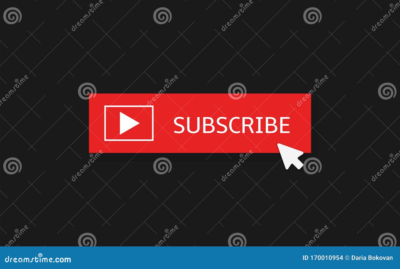 Subscribe banner template stock illustration. Illustration of graphic ...