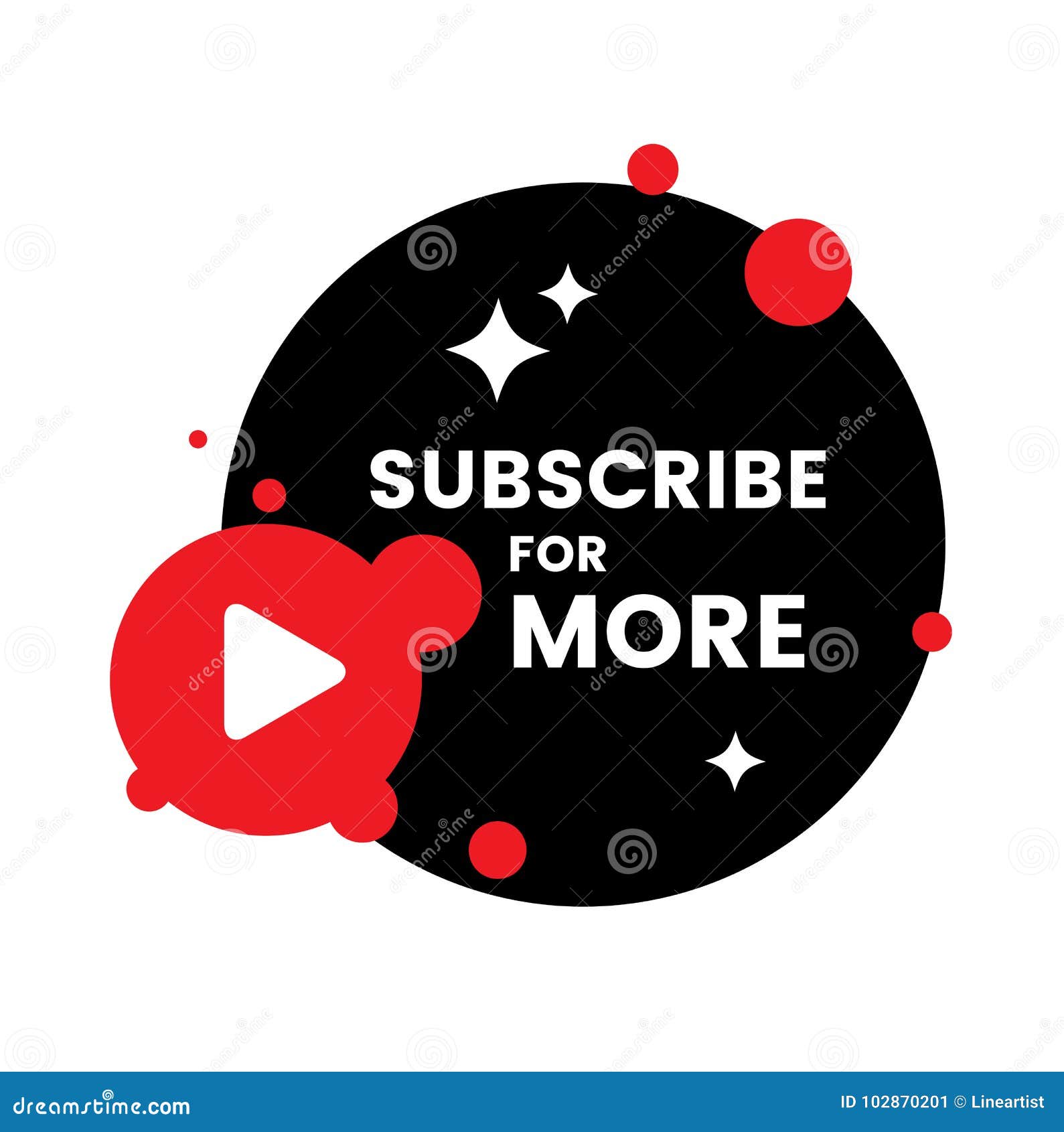 Subscribe Banner for Web stock illustration. Illustration of member ...